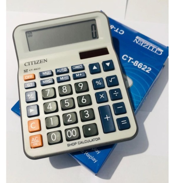 Jual Kalkulator Dagang 12 Digit Citizen CT 8622 Warna Putih Cantik ...