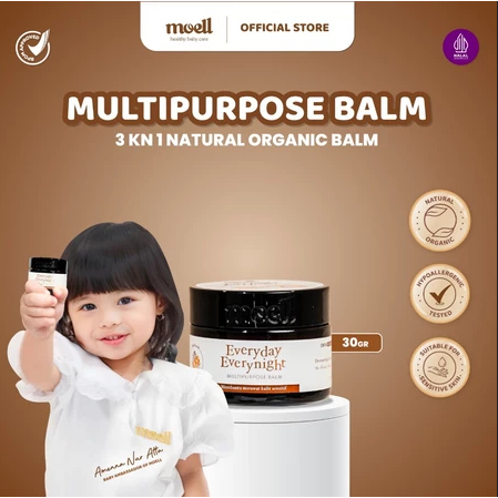 Jual Moell Multipurpose Balm 30gr - Everyday Everynight Multipurpose ...
