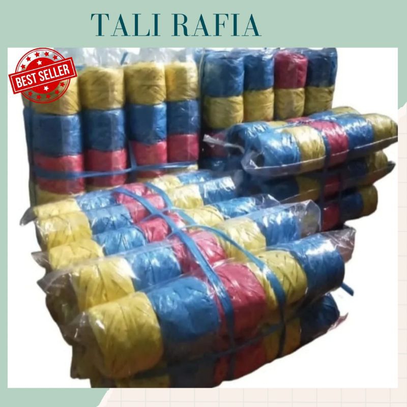 Jual tali Rafia 1pak isi 10 roll,3 pak isi 30 roll,5pak isi 50 roll ...