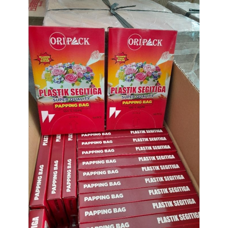 Jual Papping Bag/Plastik Segitiga Oripack isi 50 Lembar | Shopee Indonesia