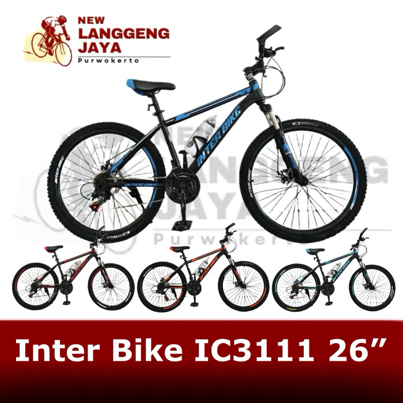 Jual Inter Bike Sepeda MTB IC3111 26” | Shopee Indonesia