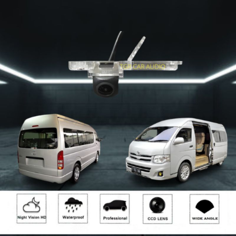 Jual kamera mundur parkir back camera oem toyota hiace hi ace hi-ace ...