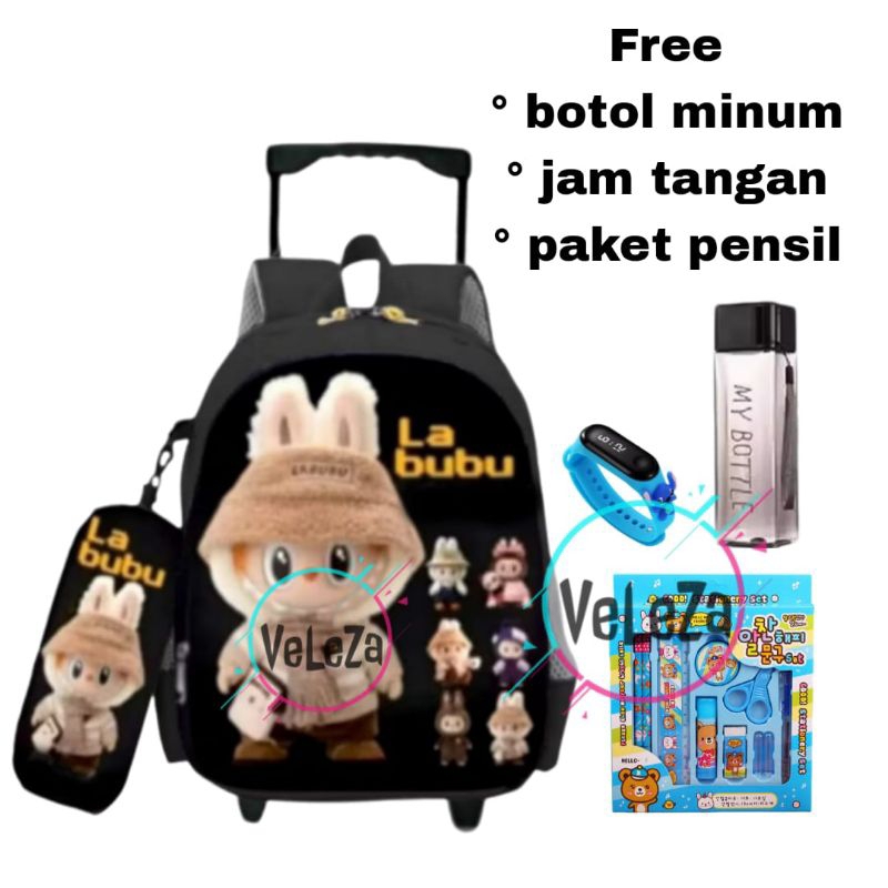Jual Tas troli ransel anak viral labubu tas sekolah anak TK SD tas troli anak tas anak | Shopee ...