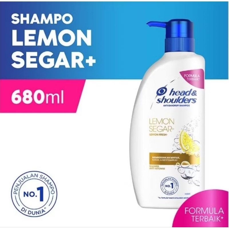 Jual Head and shoulders Shampoo lemon fresh 680ml | Shopee Indonesia