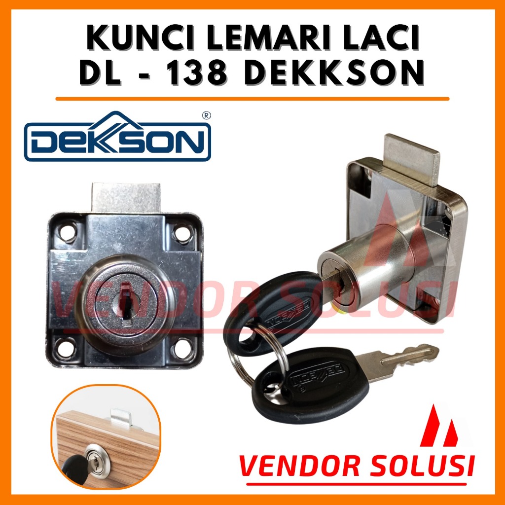 Jual Kunci Laci Merk Dekkson Drawer Lock Dekkson DL 138-22 | Shopee ...
