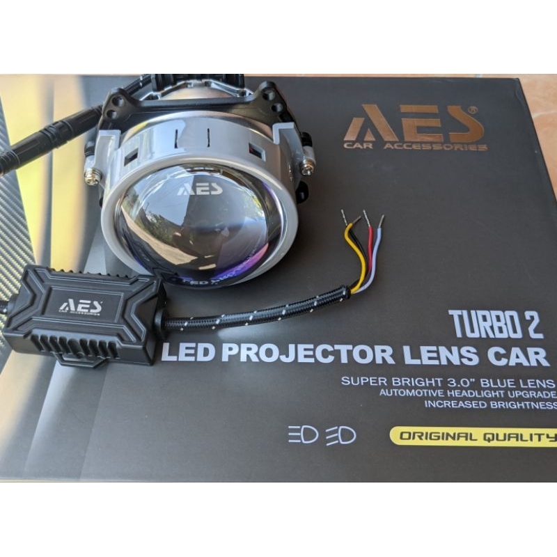 Jual Biled Projector AES Turbo Gen2 3inc 55 Watt (sepasang) | Shopee ...