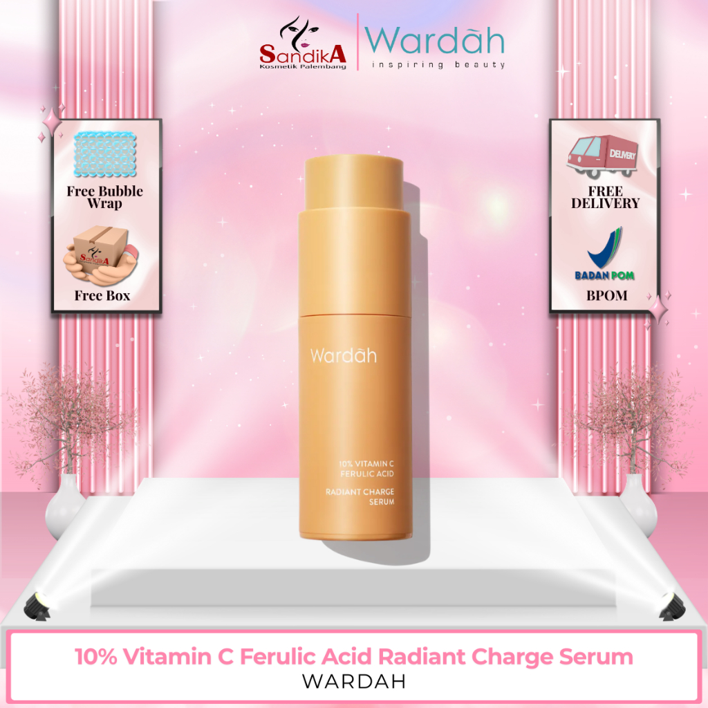 Jual Wardah 10% Vitamin C Ferulic Acid Radiant Charge Serum 20 ml ...