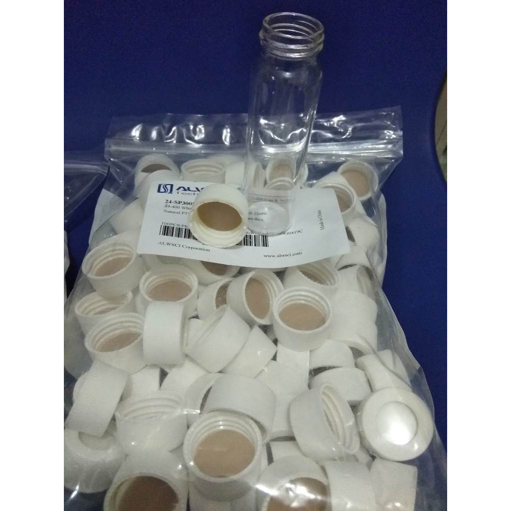 Jual Tutup Botol Sample Vial untuk 20, 30, 40, 60 ml Open Top Screw ...
