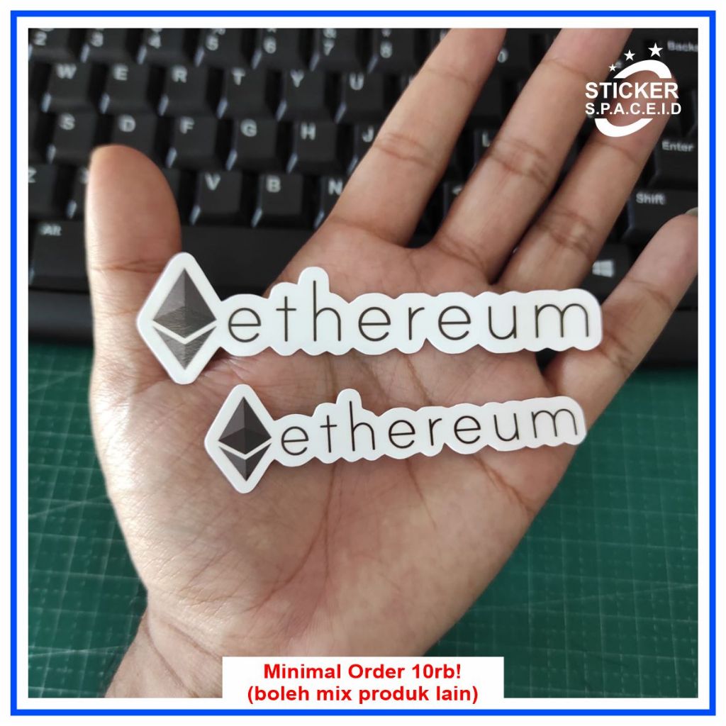 Jual STICKER ETH ETHEREUM DIECUT PRINTING | Shopee Indonesia