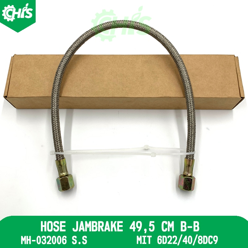Jual HOSE JAMBRAKE PANJANG 49,5 CM MITSUBISHI 6D22/40/8DC9 MH-032006 S ...