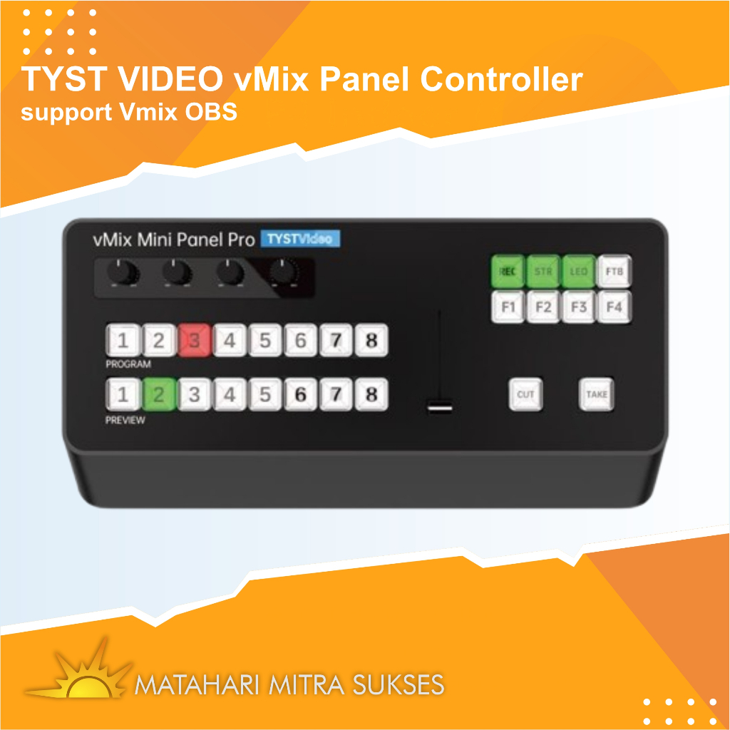 Jual TYST VIDEO vMix Panel Controller Support vMix OBS | Shopee Indonesia