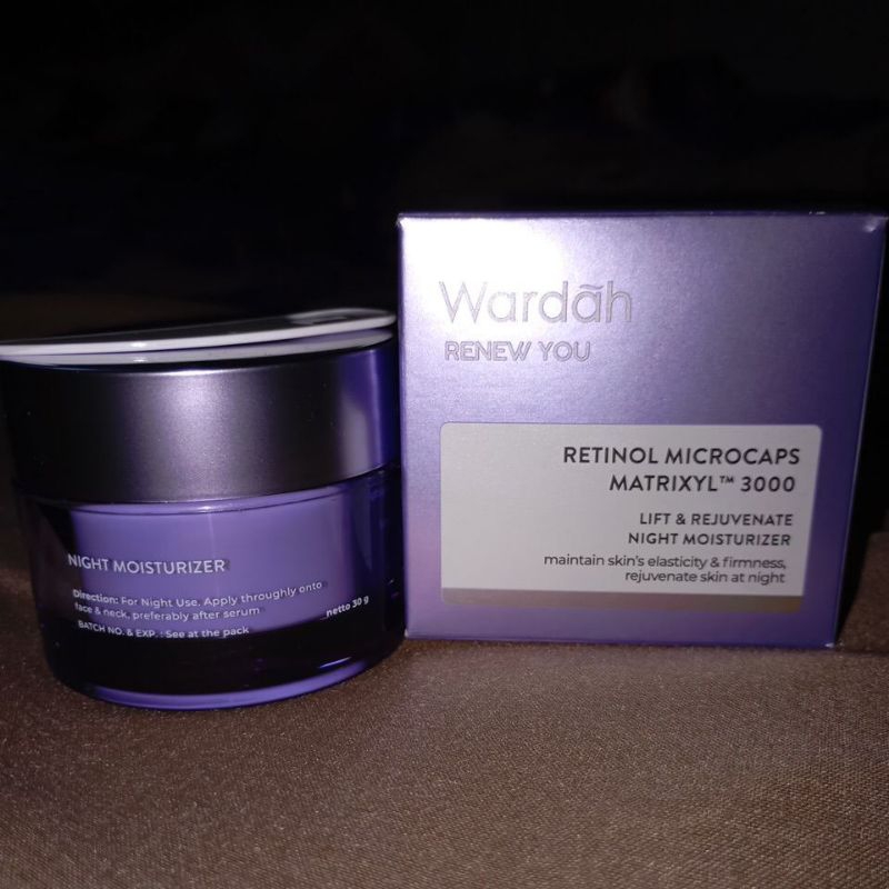 Jual WARDAH RENEW YOU RETINOL MICROCAPS NIGHT MOISTURIZER | Shopee ...