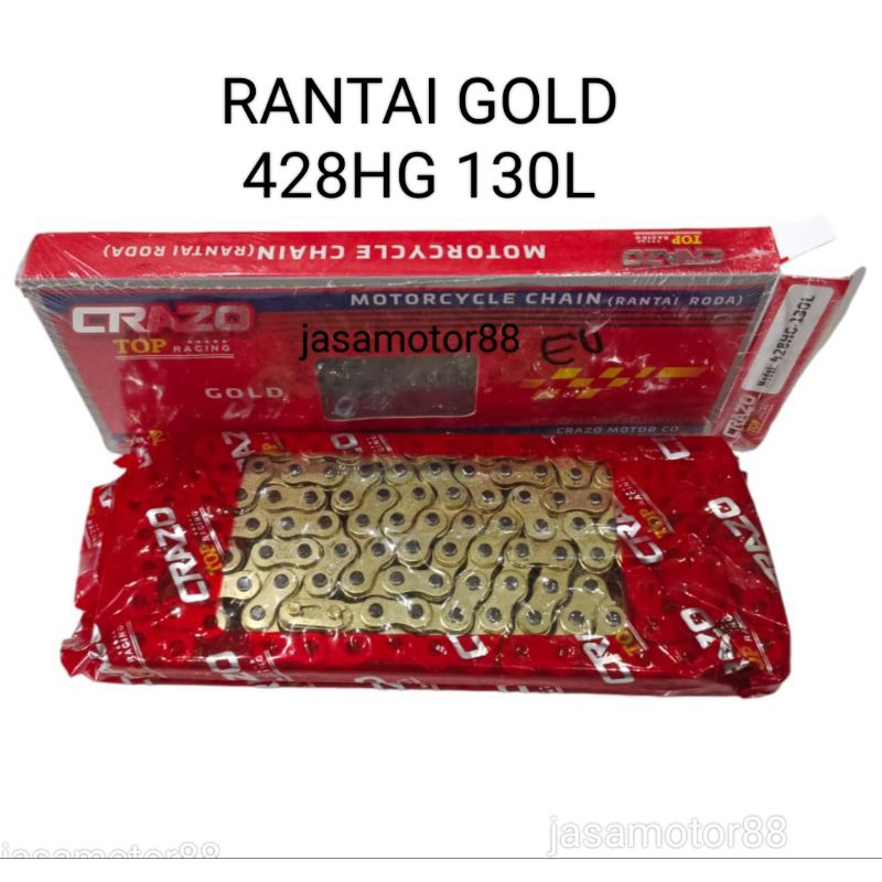 Jual RANTAI RANTE TARIK GOLD 415HG 130L | Shopee Indonesia