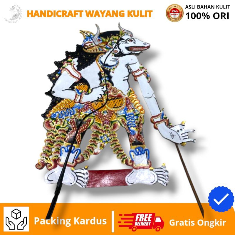 Jual HANDICRAFT WAYANG KULIT | Wayang Kulit Asli Buto Lembu Suro +- 80 ...