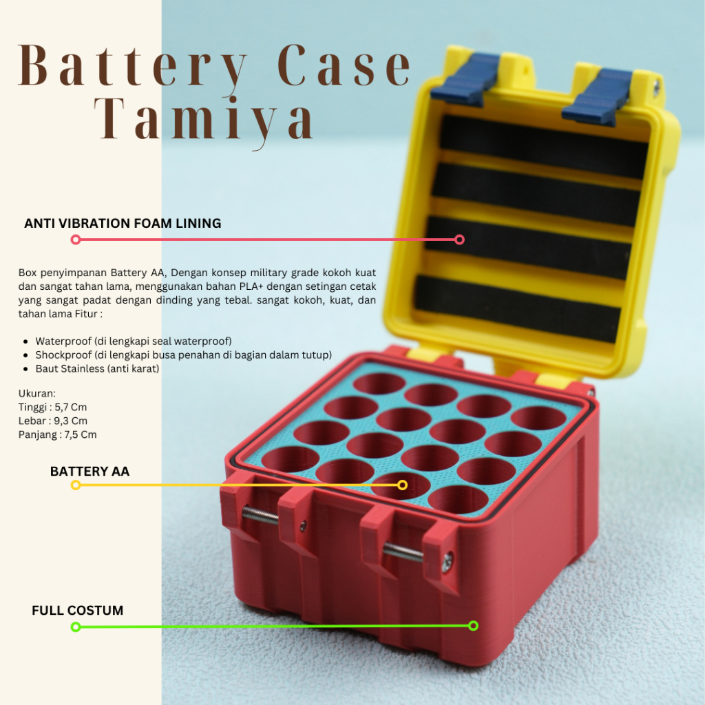 Jual Battery Case Tamiya Kotak Baterai AA | Shopee Indonesia