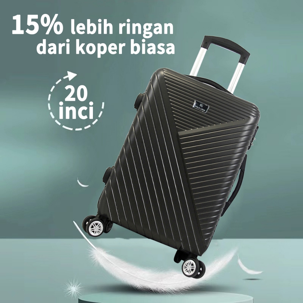 Jual Koper Polo Classic Original Koper Kabin Ukuran 20inch 24inci Roda ...