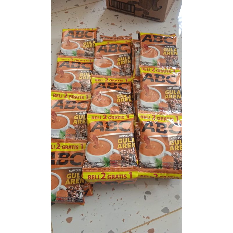 Jual kopi ABC gula aren 1 renteng 15 pcs | Shopee Indonesia