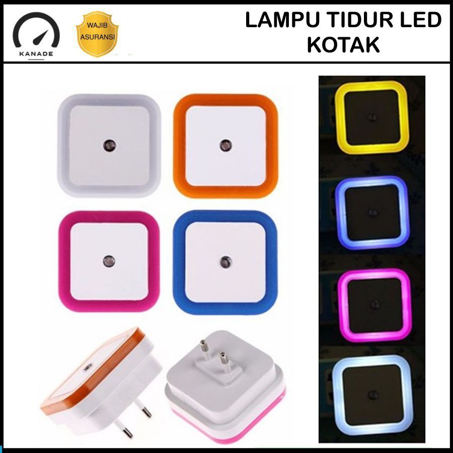Jual Lampu Tidur LED Otomatis Sensor Cahaya Colok Listrik Dinding ...