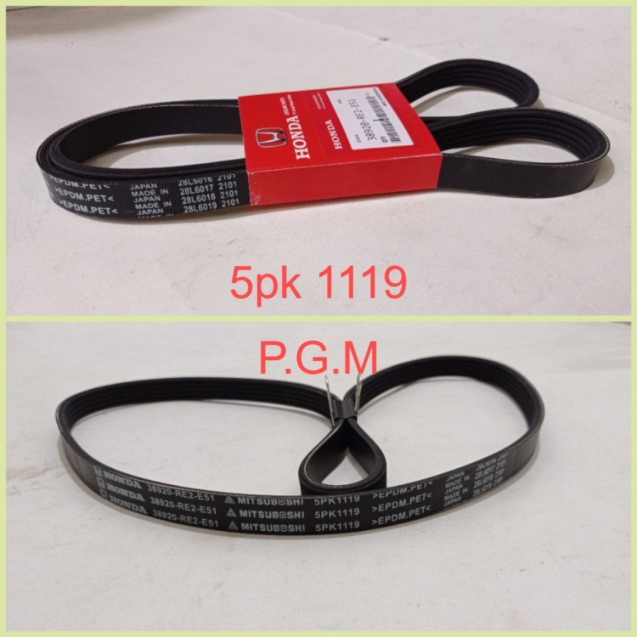 Jual FAN BELT VAN BELT V BELT RIB BELT TALI KIPAS OEM 5PK 1119 BRIO ...