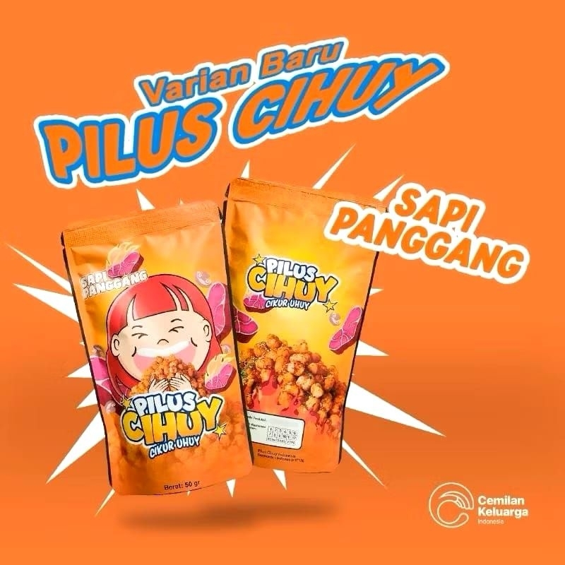 Jual PILUS CIHUY CIKUR UHUY SNACK Cemilan Keluarga Indonesia Snack ...