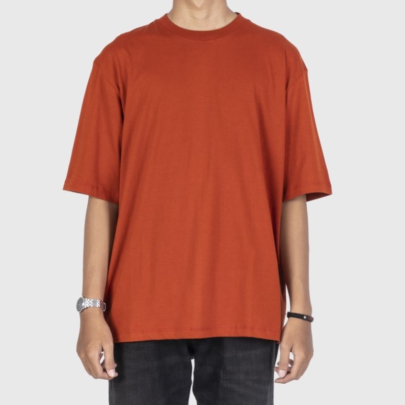 Jual Kaos polos oversize combed 24s distro 100% cotton lembut , Merah ...