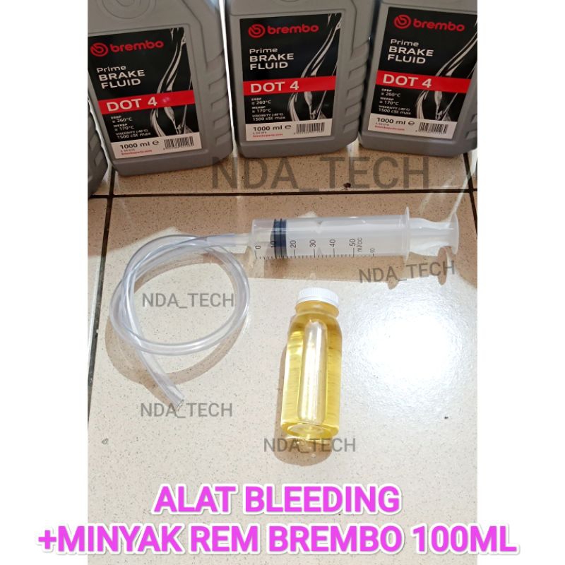 Jual PAKET ALAT BLEEDING MINYAK REM MOTOR MINYAK REM BREMBO DOT 4 ...