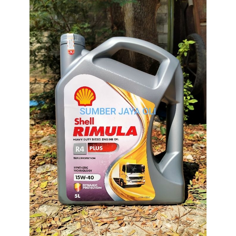 Jual Oli Mesin Shell Rimula R4X 15W 40 Khusus Mesin Diesel 5 Liter ...