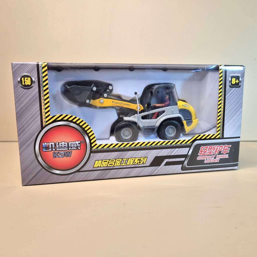 Jual Diecast KAIDIWEI Buldozer Skala 1:50 KDW Compact Wheel Loader ...