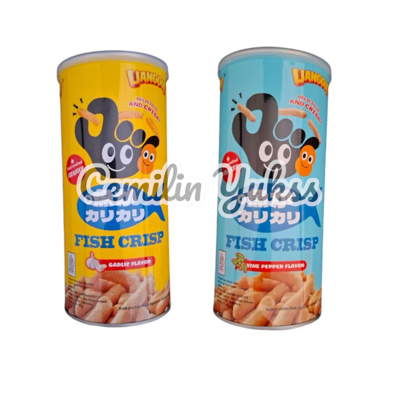 Jual Lianggui Fish Crisp Crackers Garlic Flavour 80g Fish Crisp ...