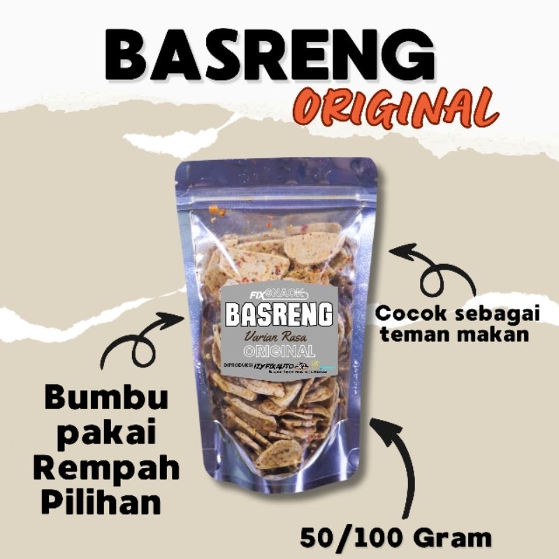 Jual Cemilan Basreng Original Basreng Pedas Makaroni Pedas 50g/100g ...