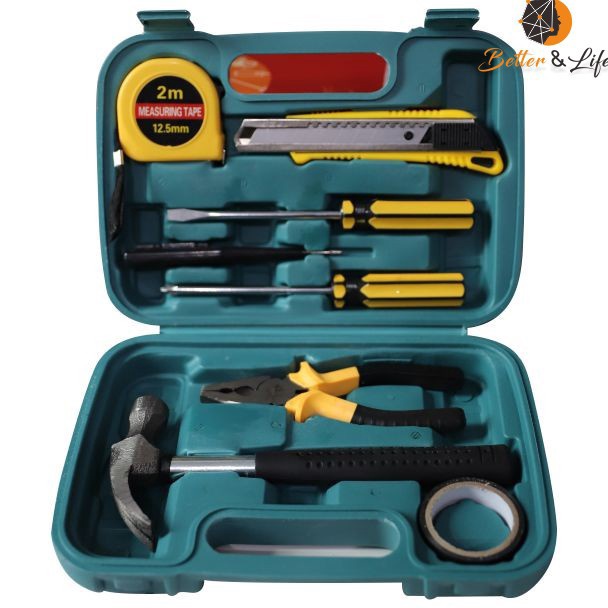 Jual Harga Terbatas COD Alat Tukang Perkakas Repairing Tool Set 9 in 1 ...