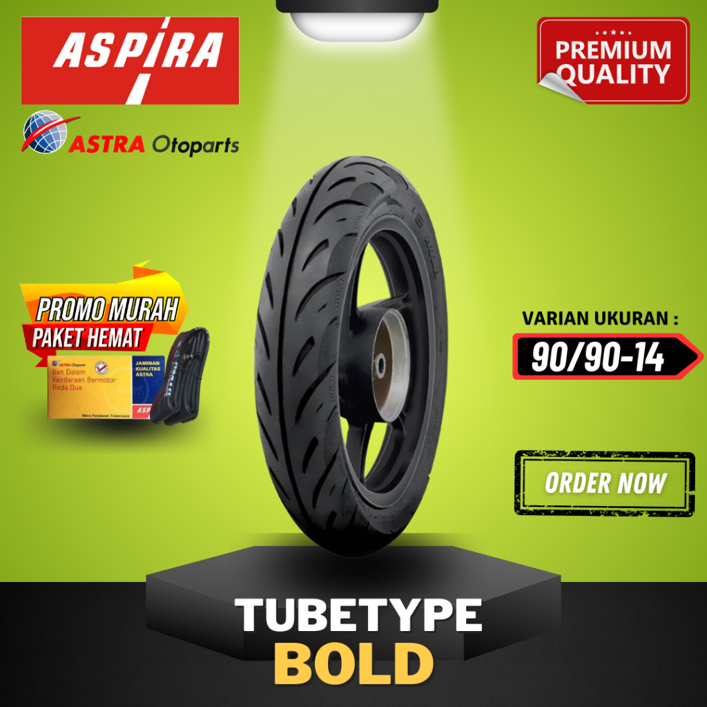 Jual [READY COD] BAN ASPIRA TUBETYPE (NON TUBELESS) ASPIRA BOLD RING 14 ...