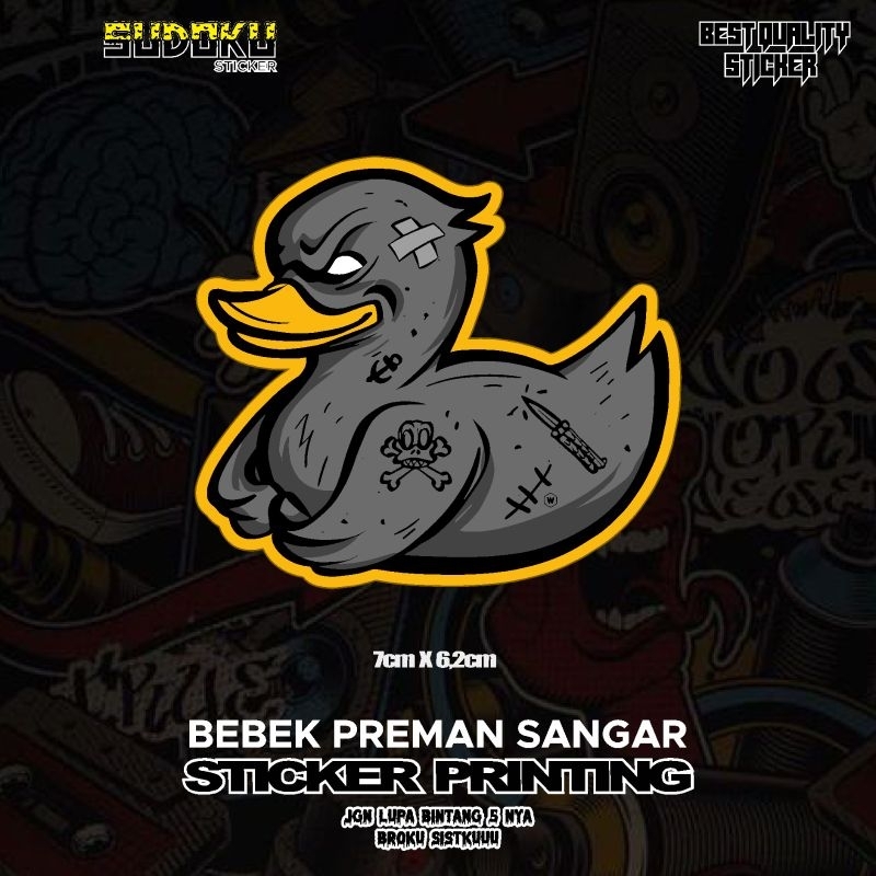 Jual STICKER STIKER PRINTING BEBEK PREMAN SANGAR VIRAL | Shopee Indonesia