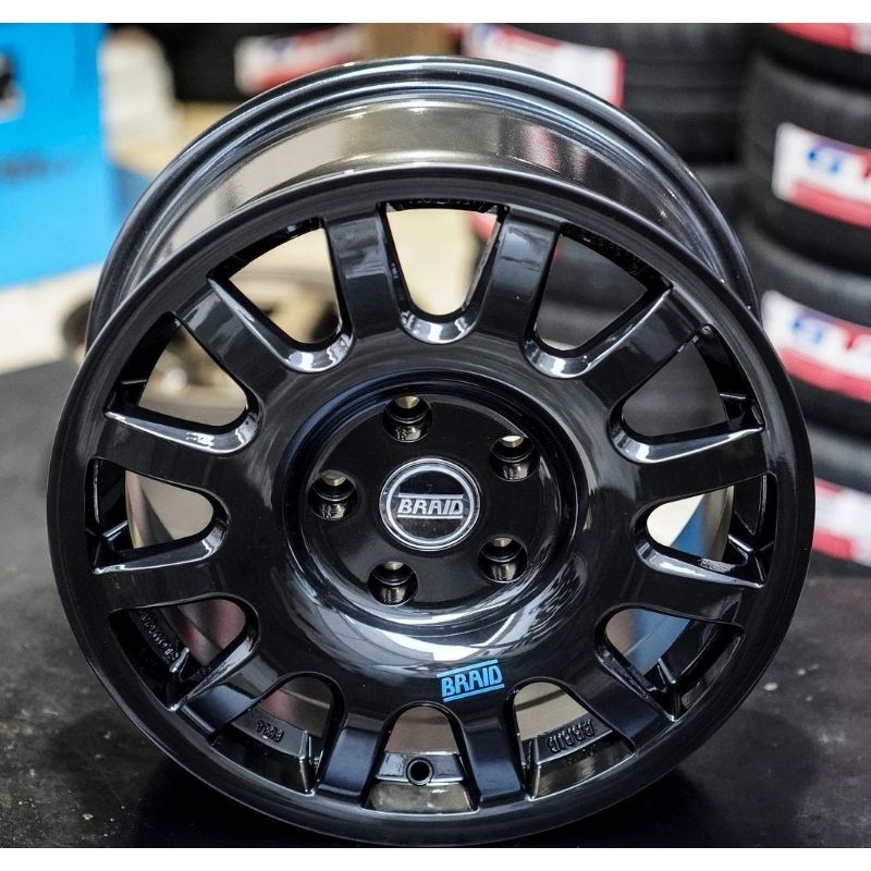 Jual velg mobil racing R16 BRAID FULLRACE RALLY LEBAR 7 ET 38 velg ...
