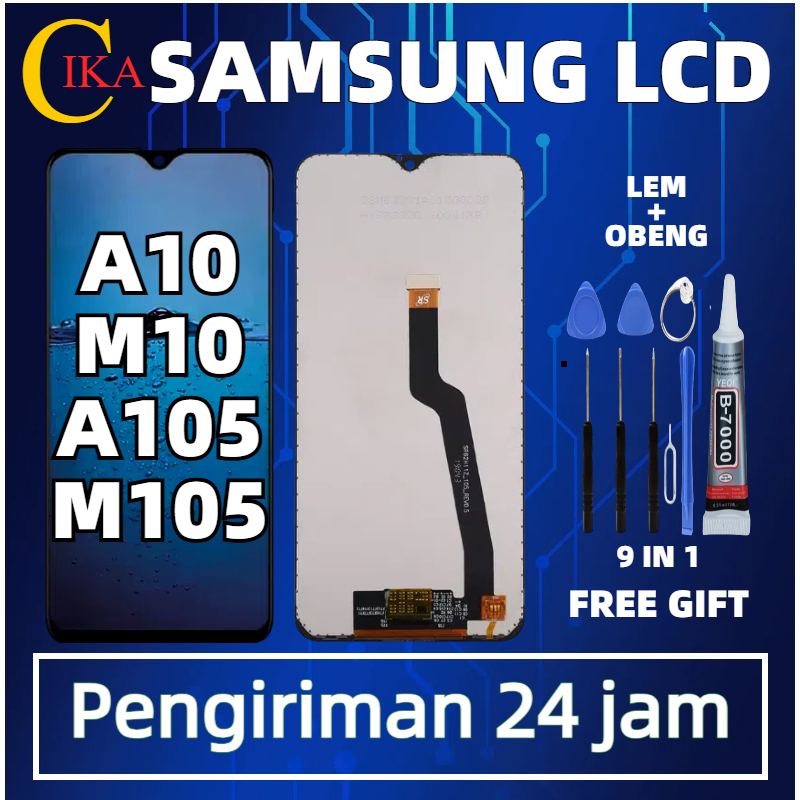 Jual ORIGINAL LCD Samsung Galaxy A10 SM-A105F DS/M105 DS Fullset ...