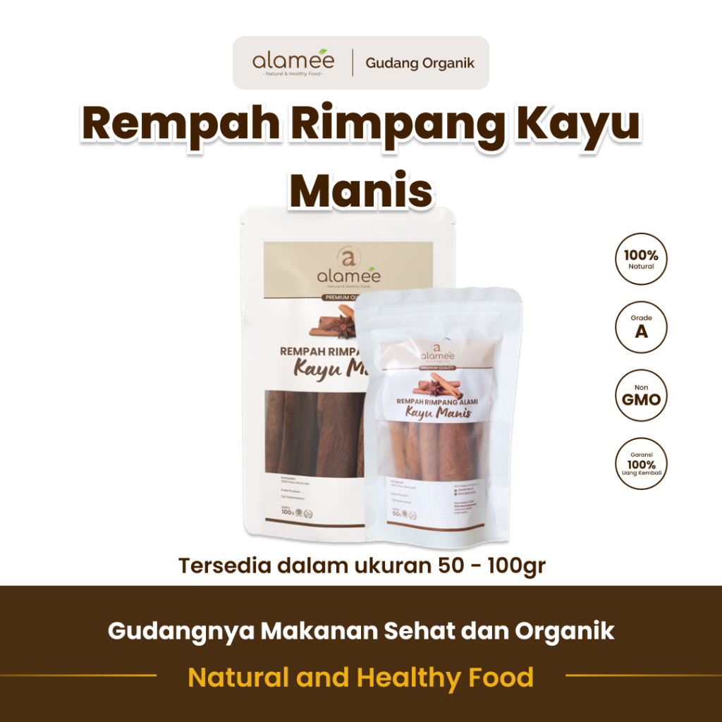 Jual alamee rempah kayu manis bumbu hangat dengan aroma manis cita rasa ...