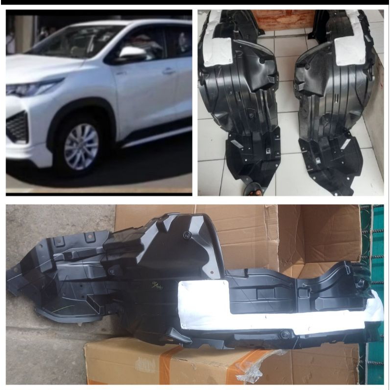 Jual liner fender innova zenix+bonus kancing klip nya original toyota ...