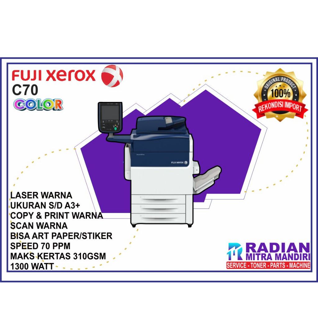Jual MESIN FOTOCOPY WARNA FUJI XEROX C70 | Shopee Indonesia