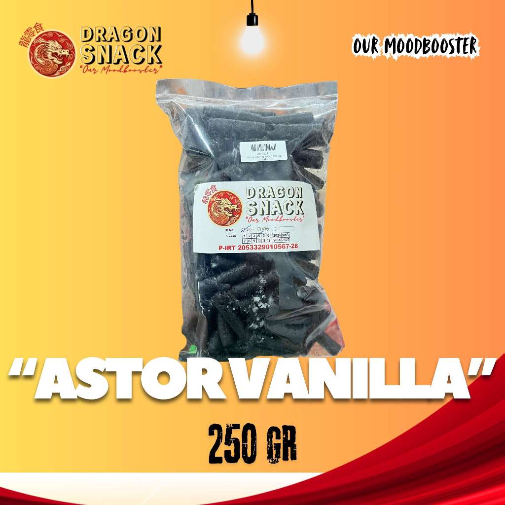 Jual ASTOR POTONG VANILLA 250GR (DRAGON SNACK) | Shopee Indonesia