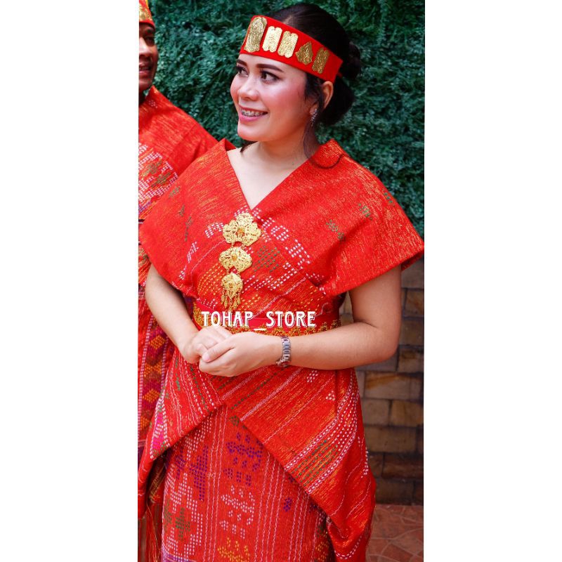 Jual Satu Set baju Menari Batak, Baju Prewedding Adat Batak Toba | Shopee Indonesia