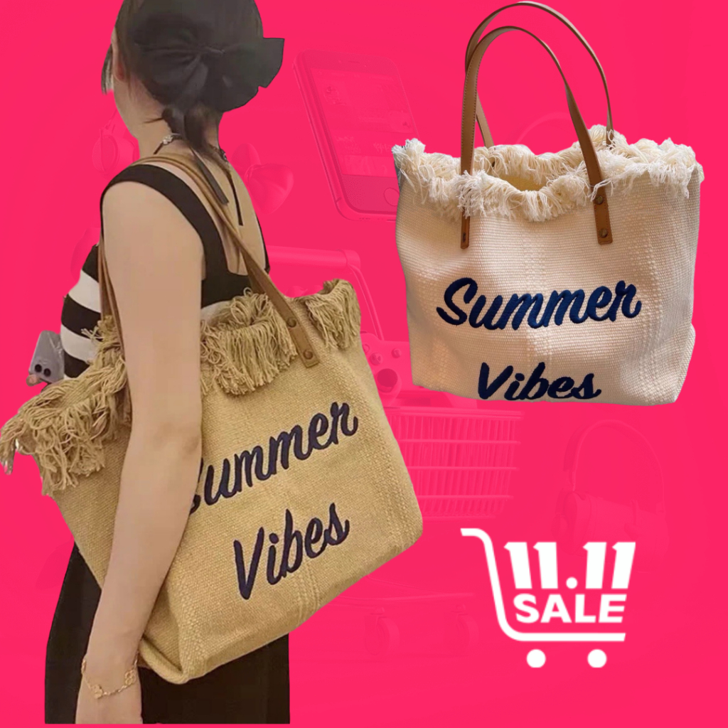 Jual ModaNest-[READY & COD]Tas Tote Bag Bahu Selempang Bahan Kanvas ...