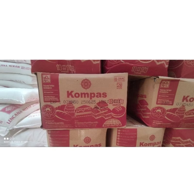 Jual Tepung Terigu KOMPAS 500gr 1 karton | Shopee Indonesia