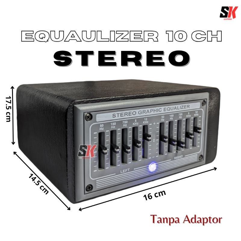 Jual EQUALIZER 10 channel stereo ekualiser mini EQUALIZER mini stereo jadi | Shopee Indonesia