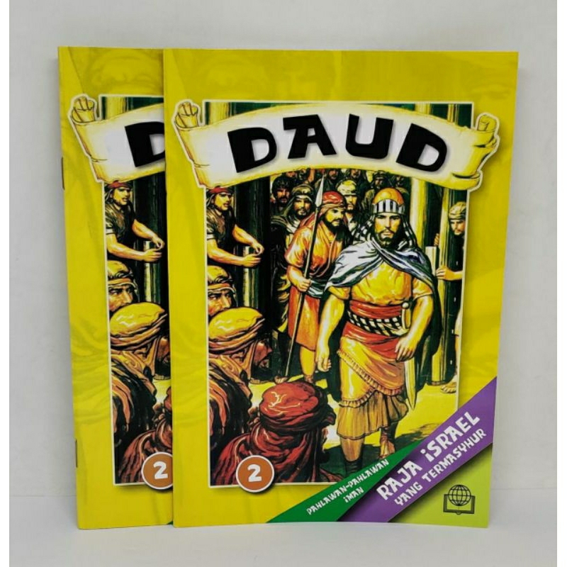 Jual buku rohani kecil anak komik daud raja israel yang termansyur ...