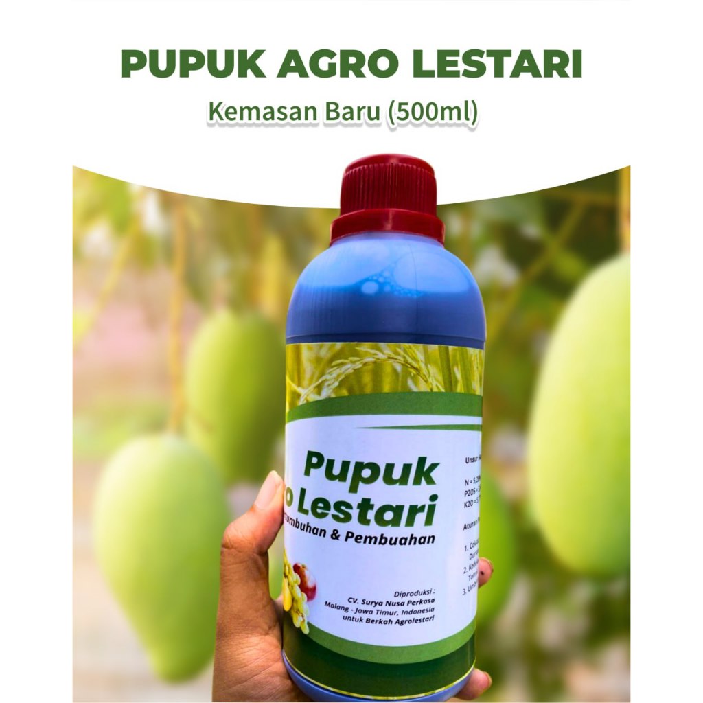 Jual PUPUK AGRO LESTARI Pupuk Penyubur Tanaman Cair Ukuran Jumbo 1 Liter Pelebat Buah Tanaman ...