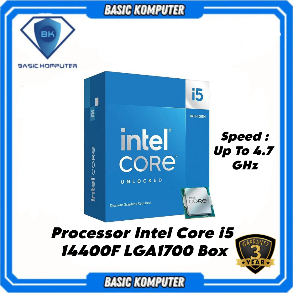 Jual PROCESSOR INTEL I5 14400F BOX | Shopee Indonesia