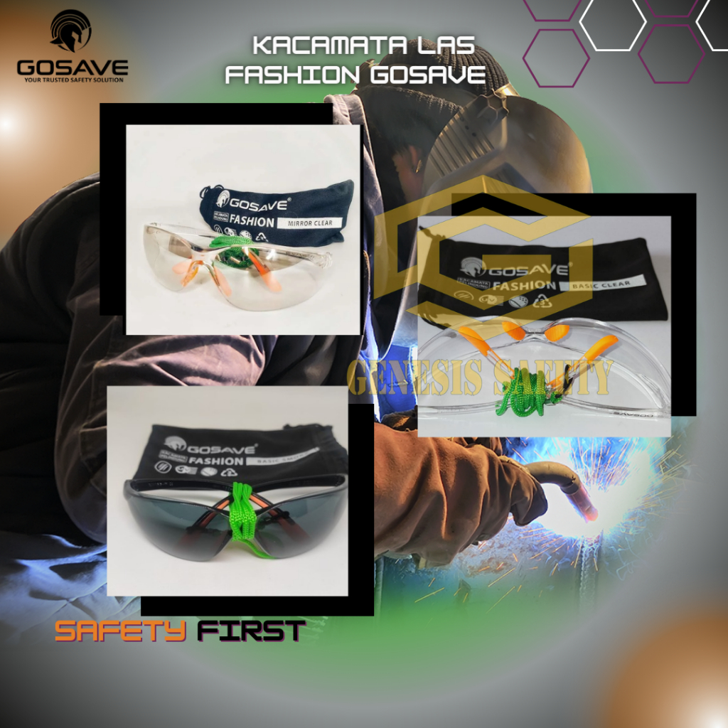 Jual KACAMATA SAFETY APD MOTOR LAS GERINDA KACAMATA FASHION ANTI UV ...