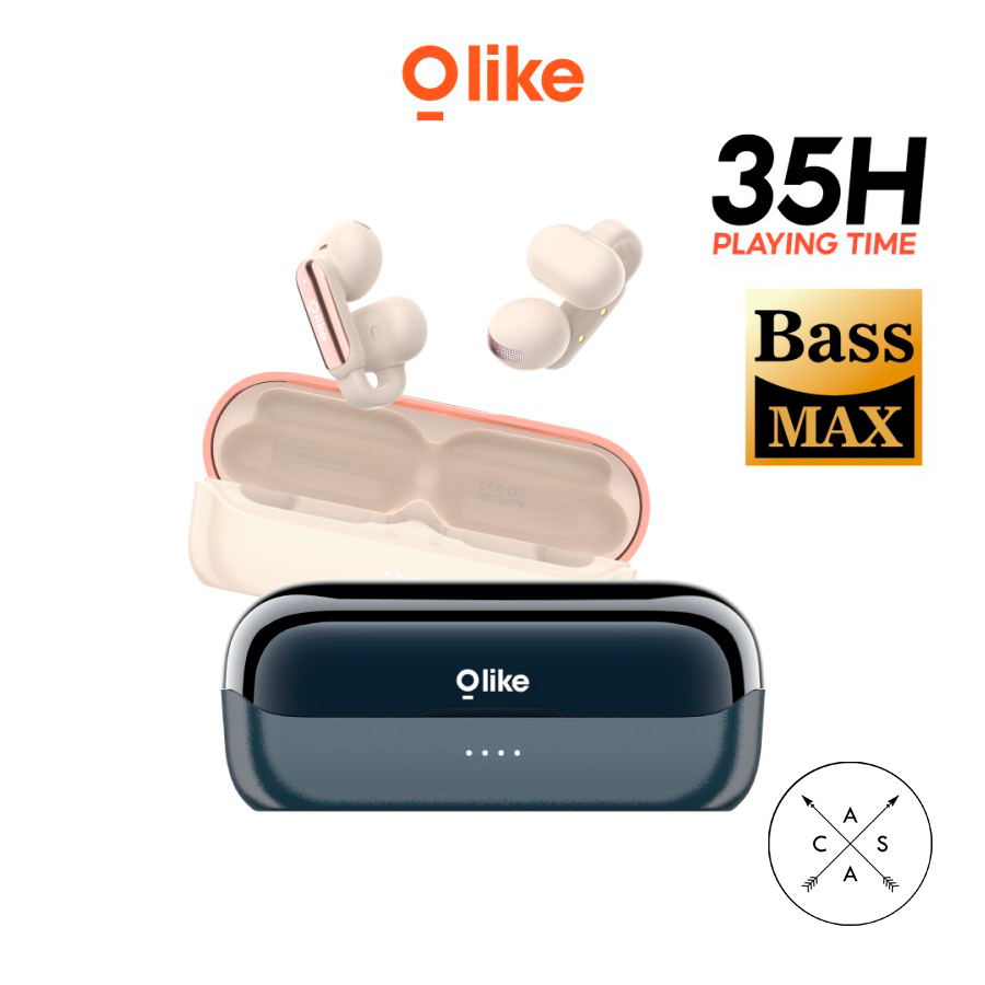 Jual OLIKE OW5 TWS Open Ear Earphone Bluetooth 5.4 Comfort Headset Bass ...