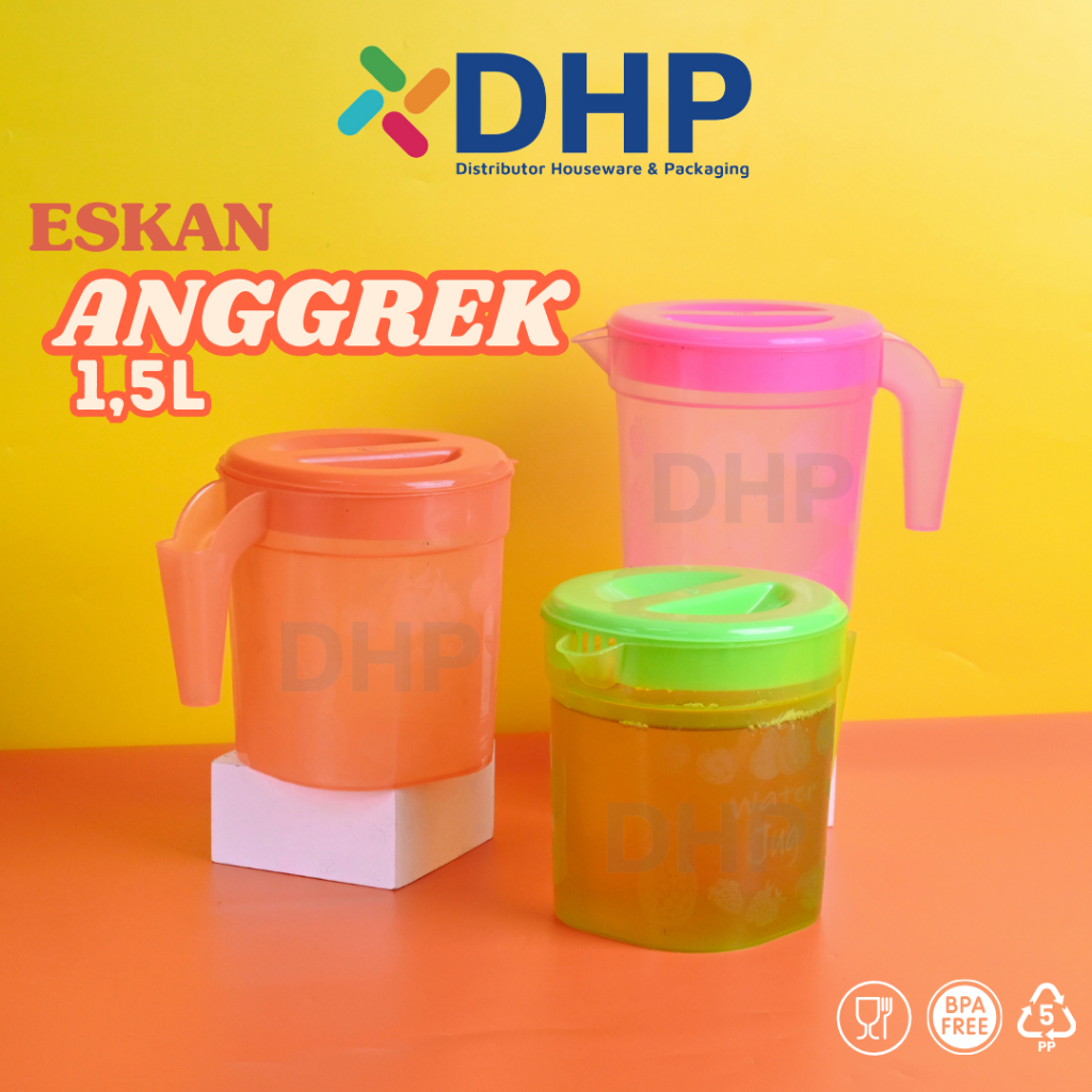Jual TEKO Plastik ANGGREK 1,5 Liter Mini Bening Ceret Minum Kecil Tebal ...
