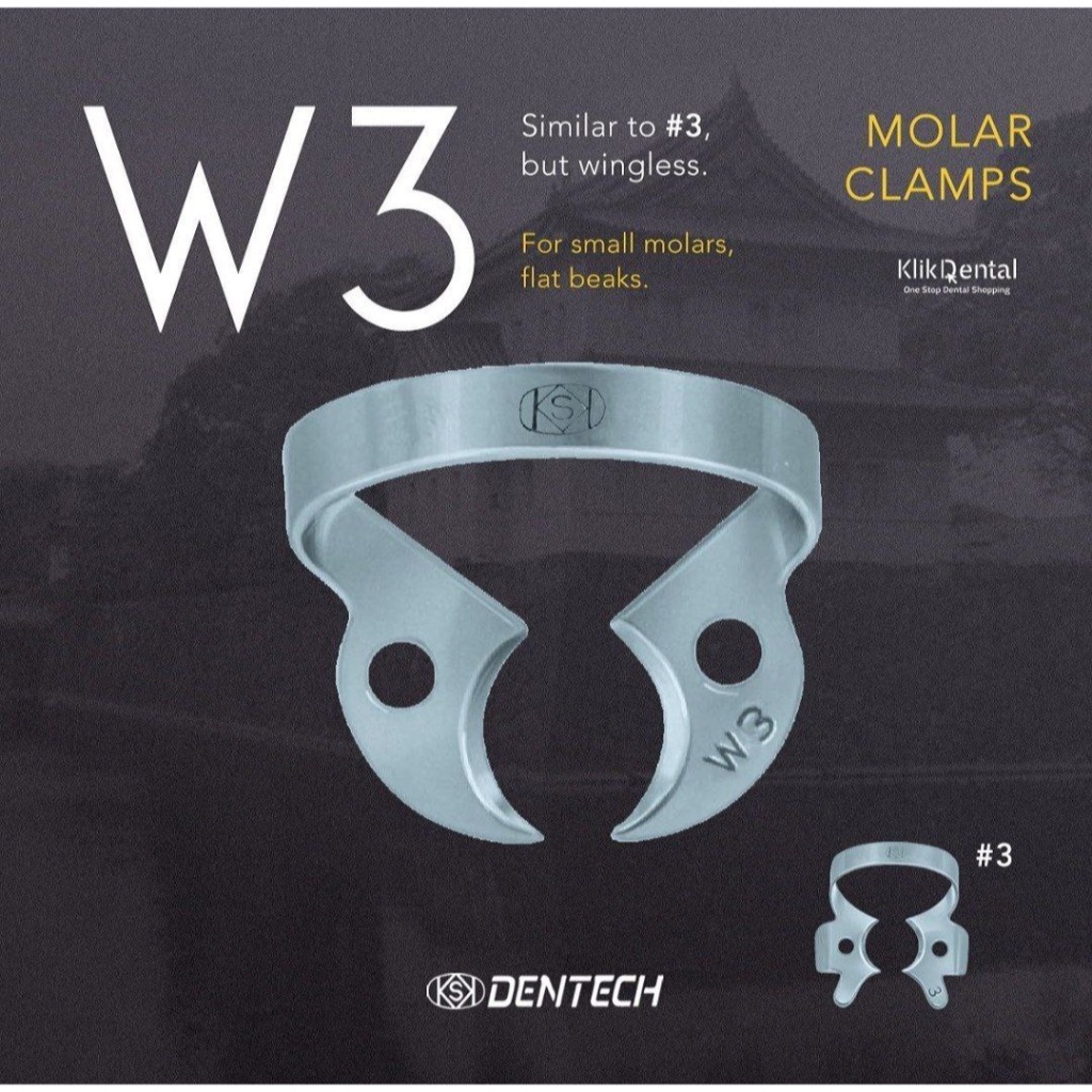 Jual KLIK DENTAL KSK Clamp Matte perpiece | Shopee Indonesia